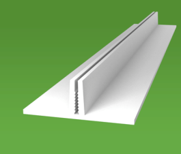 H interlocking base 36mm x 0mm x 1.5mm white